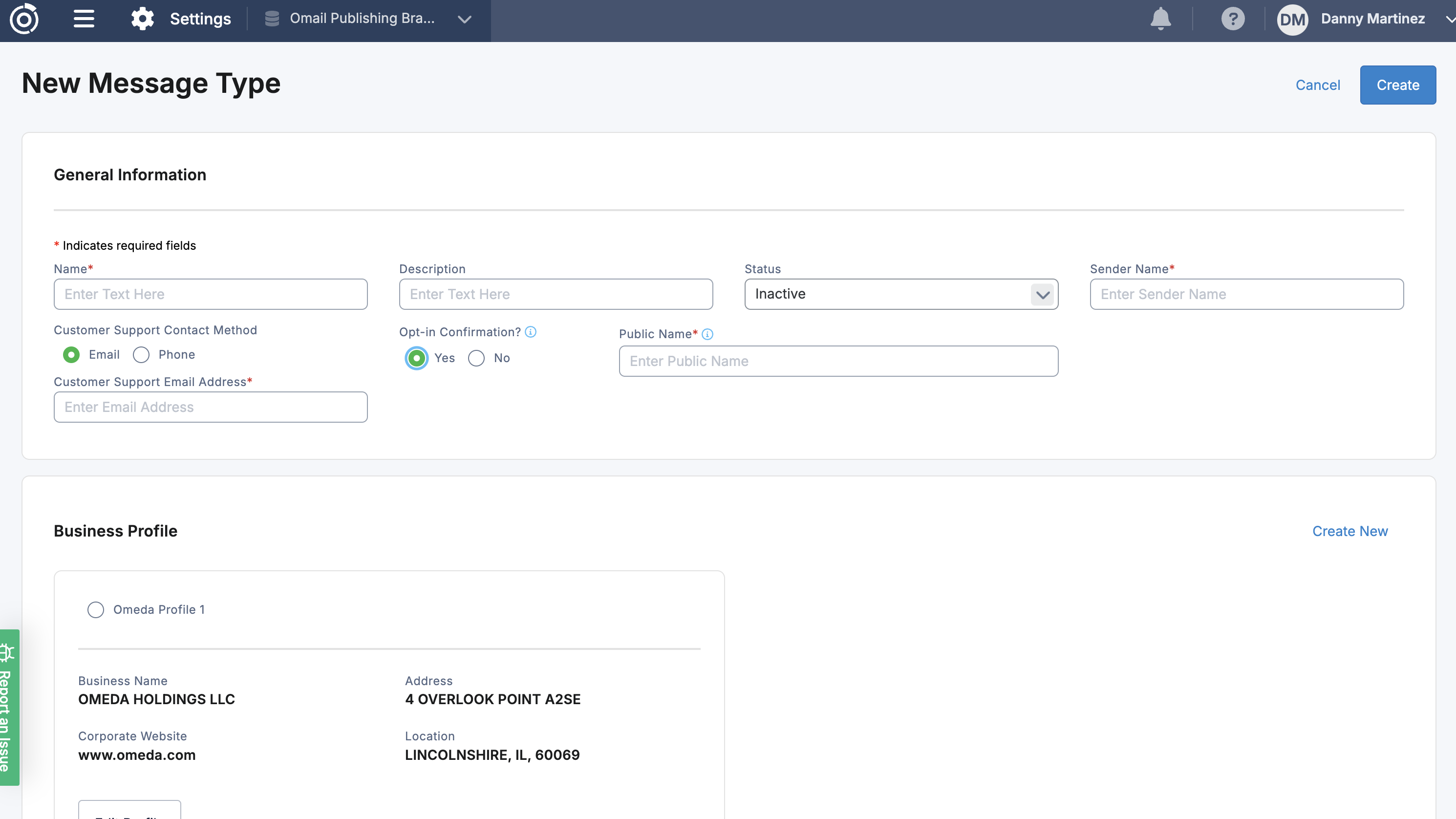 SMS – Getting Started